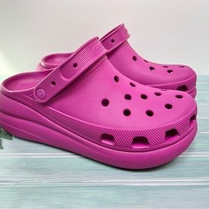 CROCS | Shoes | Crocs Mens Platform Pink Crush Clogs New With Tags ...